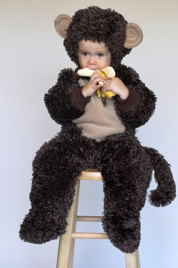 Monkey Boy stock photo. Image of good, cuddly, face, gorgeous - 3393218