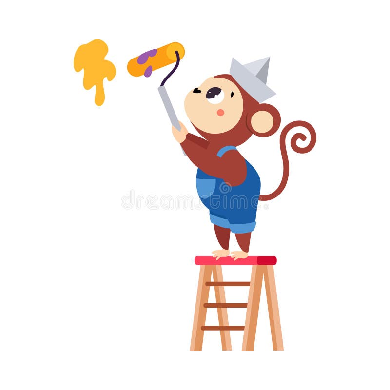 Monkey Builder Stock Illustrations – 171 Monkey Builder Stock ...