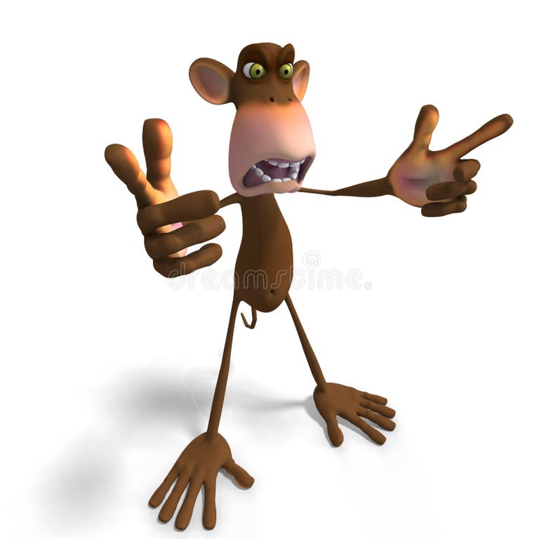 Cartoon Monkey Talking Stock Illustrations – 915 Cartoon Monkey Talking ...
