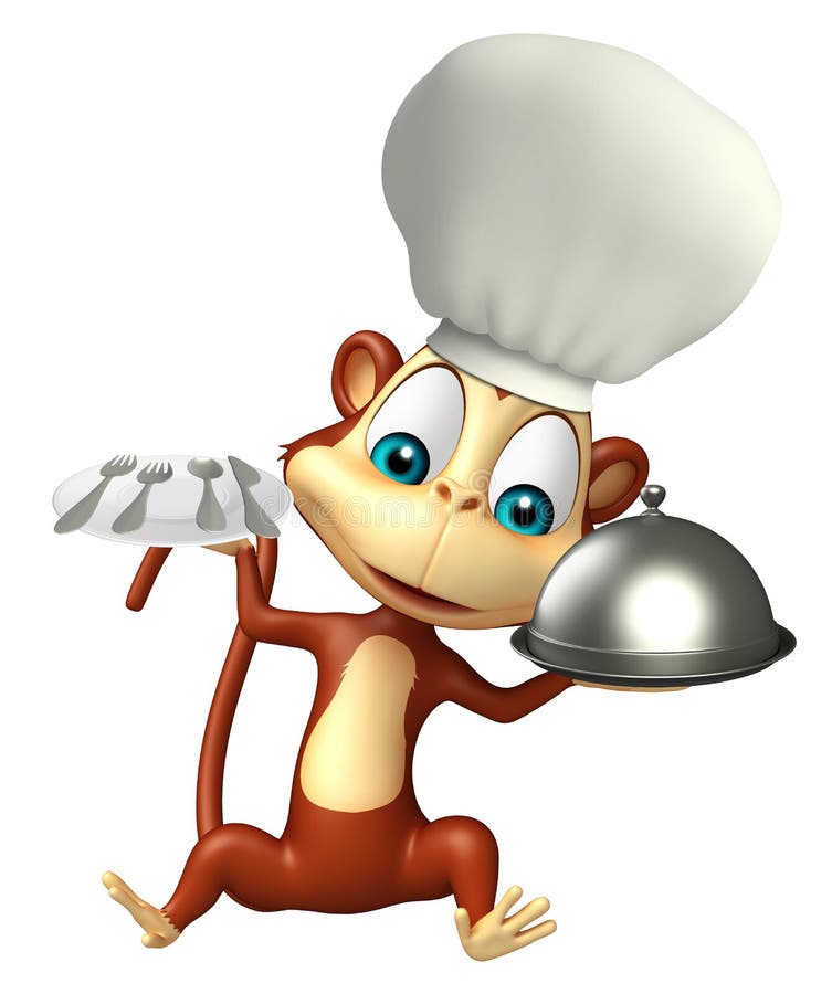 Monkey Cooking Stock Illustrations – 241 Monkey Cooking Stock ...