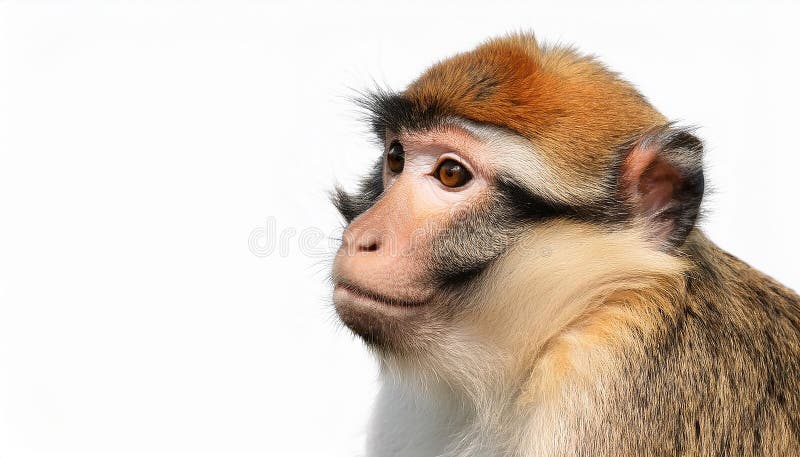 Monkey Cat Isolated on White Stock Illustration - Illustration of ...