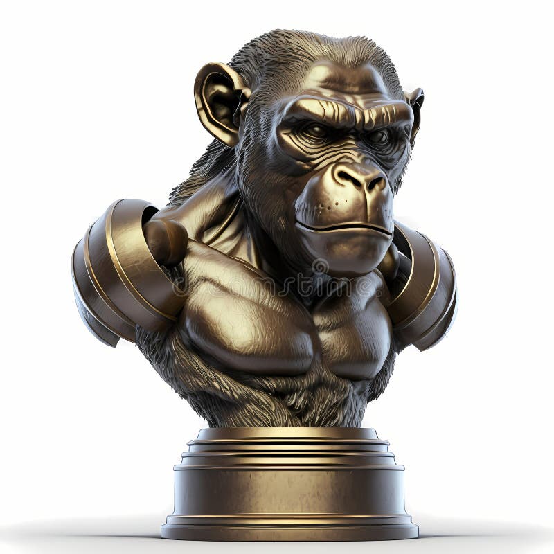 Monkey Trophy Stock Illustrations – 151 Monkey Trophy Stock ...
