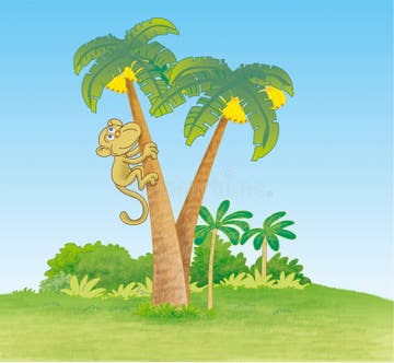 Monkey Climbing Tree Stock Illustrations – 1,470 Monkey Climbing Tree ...