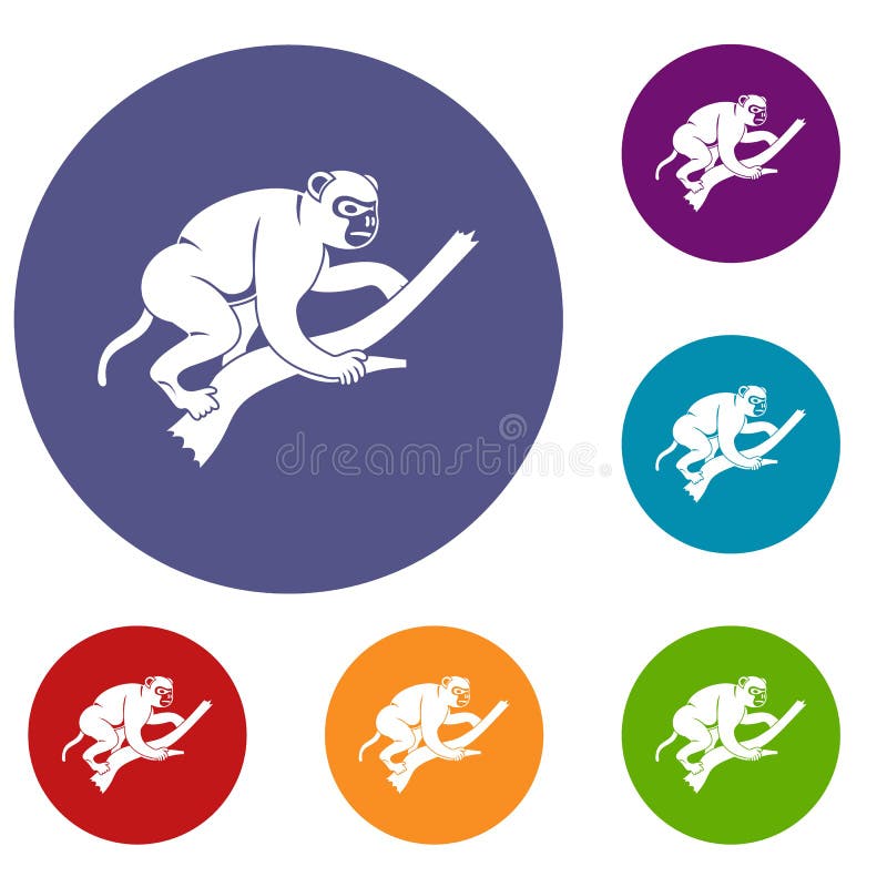Monkey Climbing Tree Stock Illustrations – 274 Monkey Climbing Tree ...