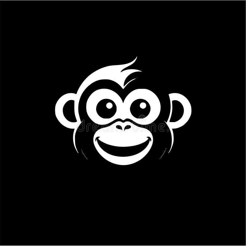 Monkey Face for Logo, Emblem, Sign, Vector, Tattoo, Symbol or ...