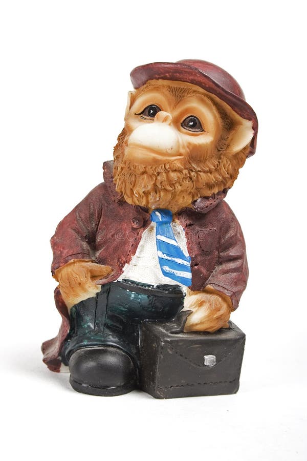 Monkey figure stock image. Image of aged, figurines, retro - 50296997
