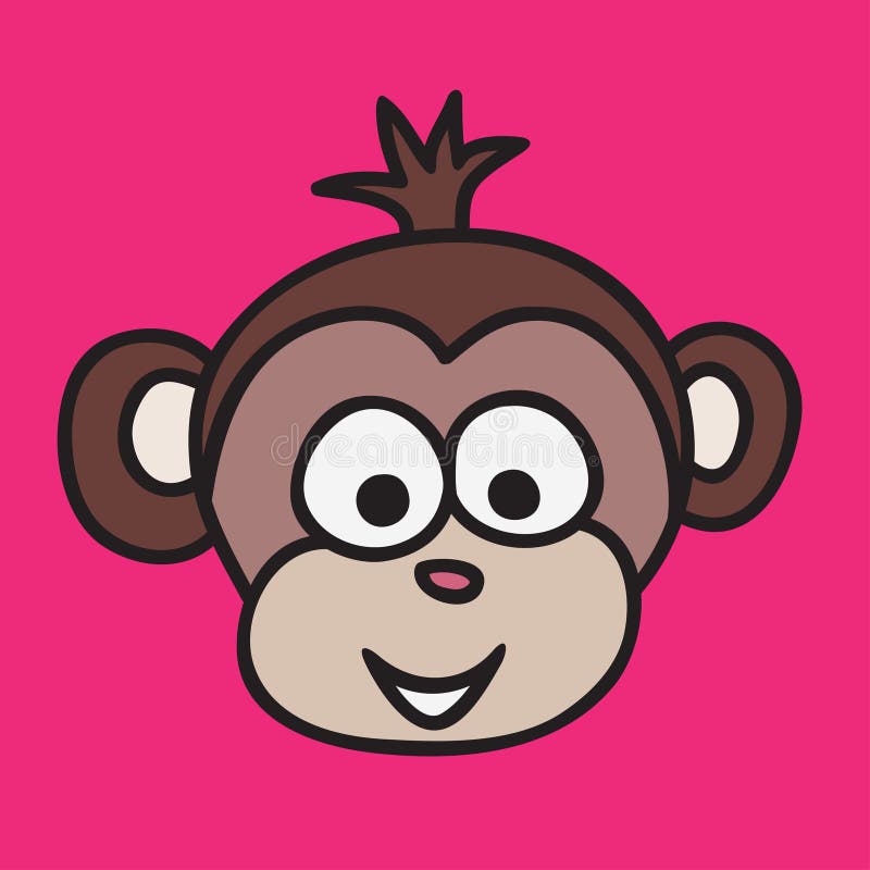 Monkey Head - Vector Illustration Stock Vector - Illustration of wild ... Monkey Head - Vector Illustration Stock Vector - Illustration of wild ...