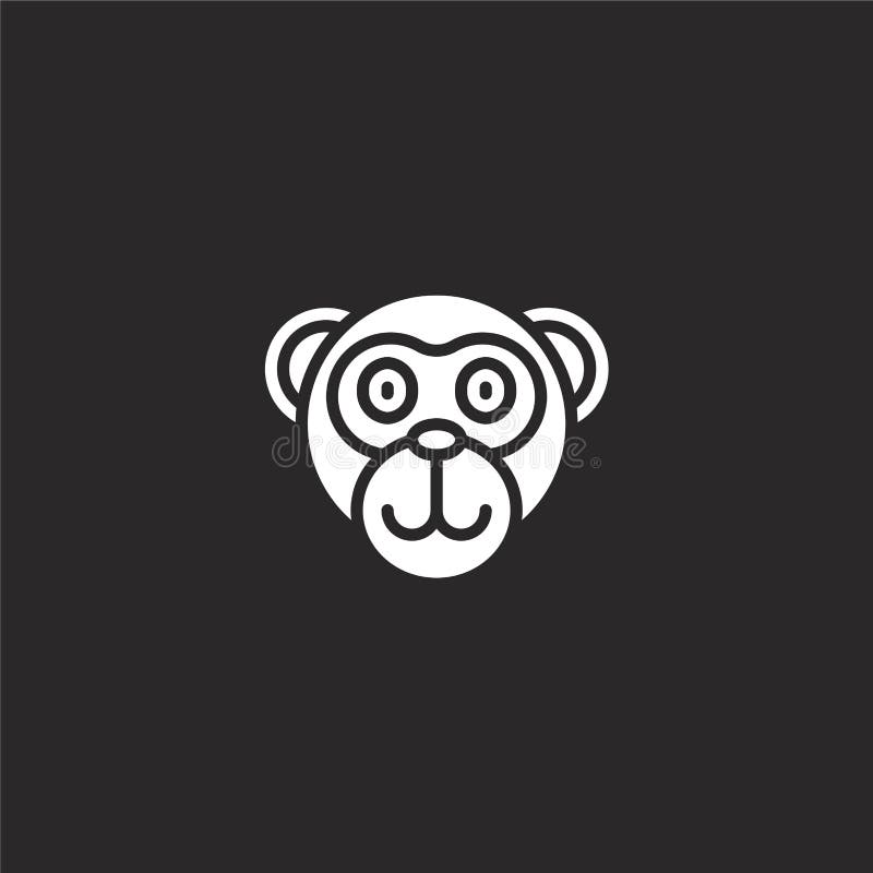 Monkey Icon. Filled Monkey Icon for Website Design and Mobile, App ...