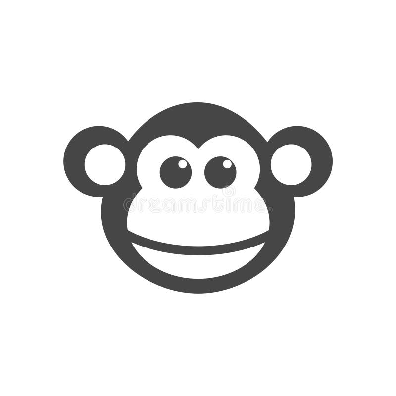 Monkey icon - Illustration stock vector. Illustration of facial - 154262688