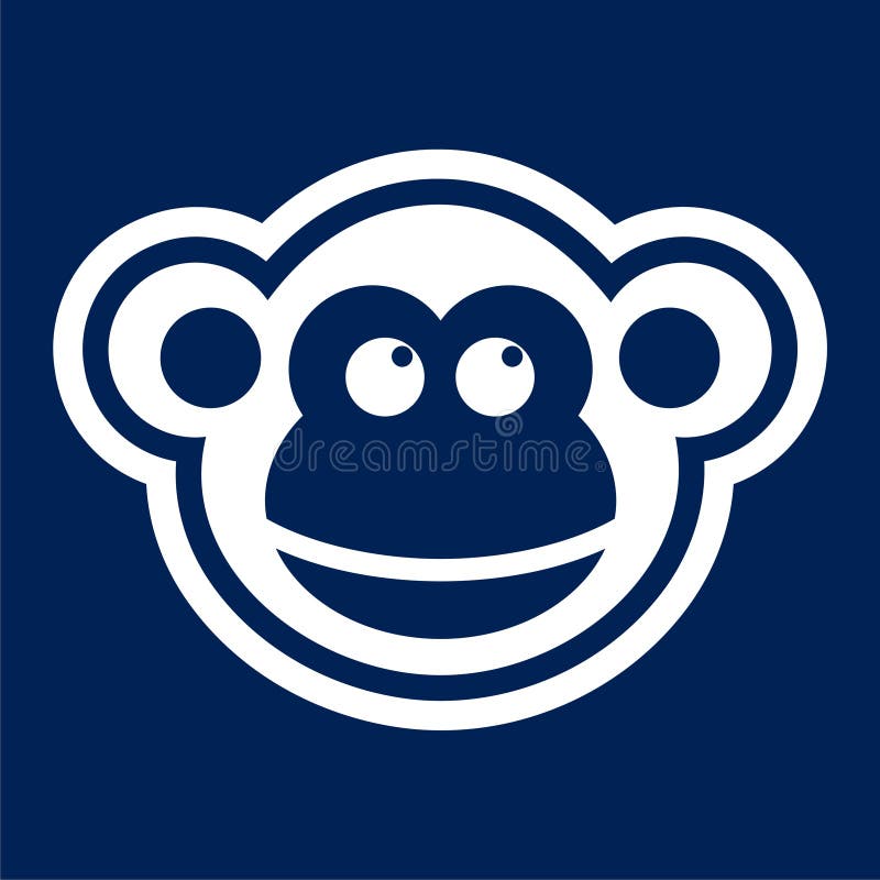 Monkey icon - Illustration stock vector. Illustration of icon - 154262816