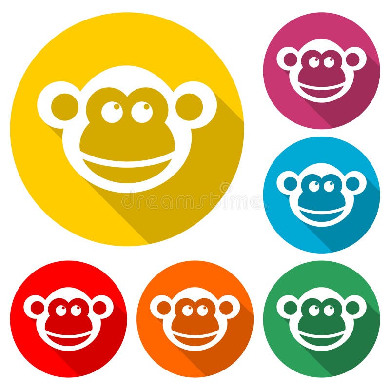 Monkey icon - Illustration stock vector. Illustration of icon - 154262837