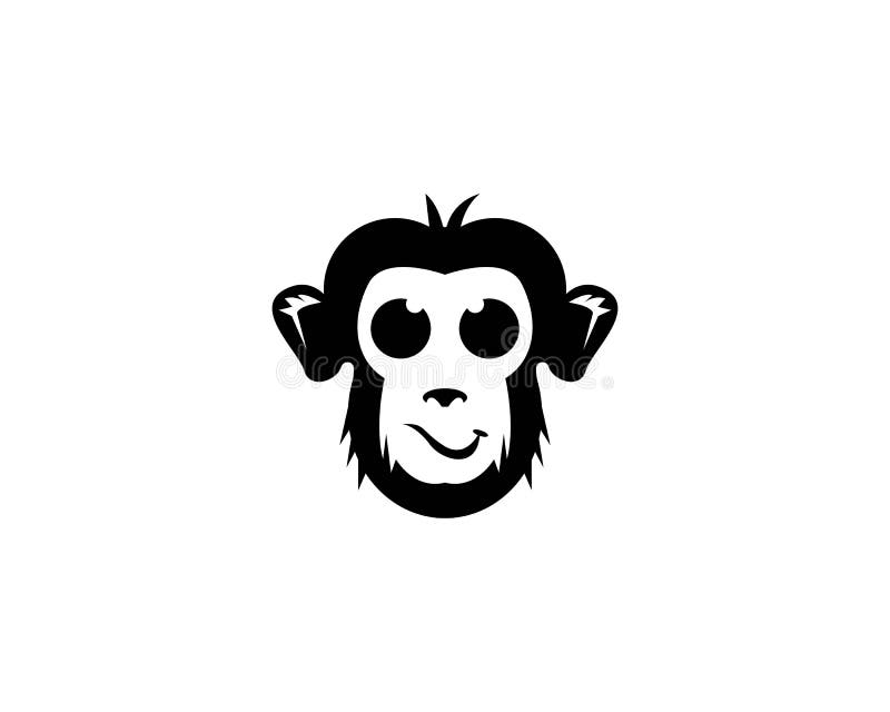 Monkey Icon Logo Design Vector Illustration Stock Vector - Illustration ...