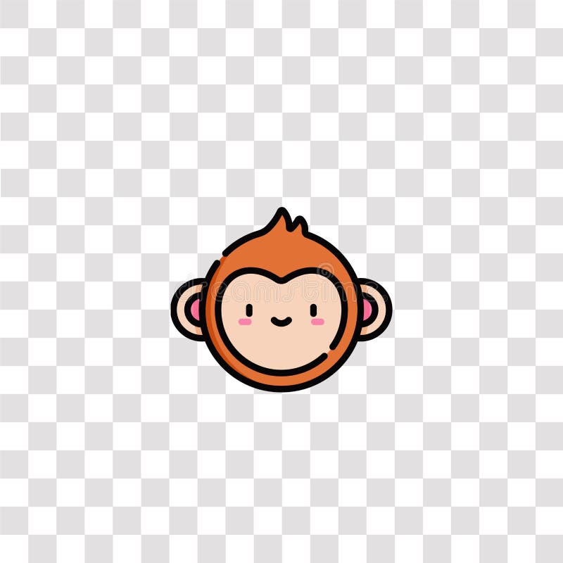 Monkey Icon Sign and Symbol. Monkey Color Icon for Website Design and ...