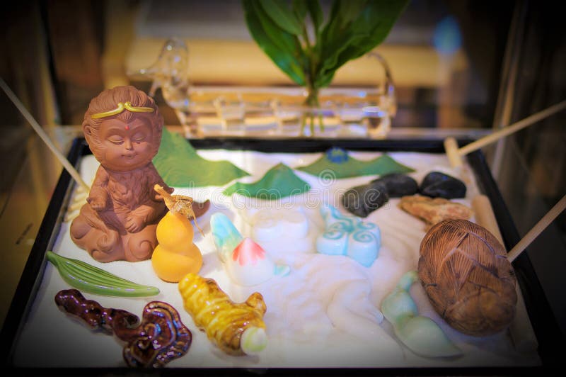 Monkey King in Buddha S Magic Hand Stock Image - Image of culture ...