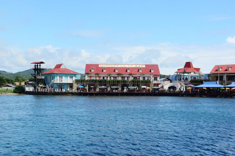 Monkey LaLa Zip Hotel in Honduras Editorial Photography - Image of ...