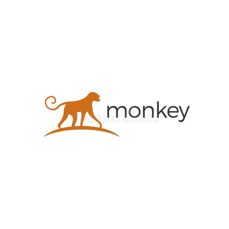 Monkey logo, Animal Logo stock vector. Illustration of gorilla - 259142088