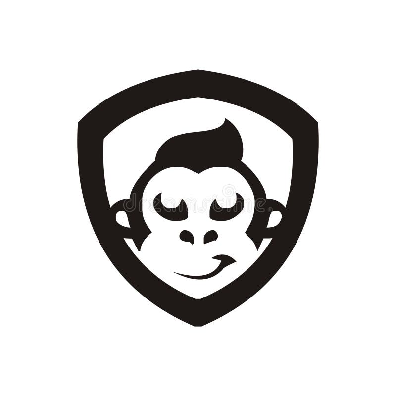 Monkey Logo Design Inspiration Stock Vector - Illustration of creative ...