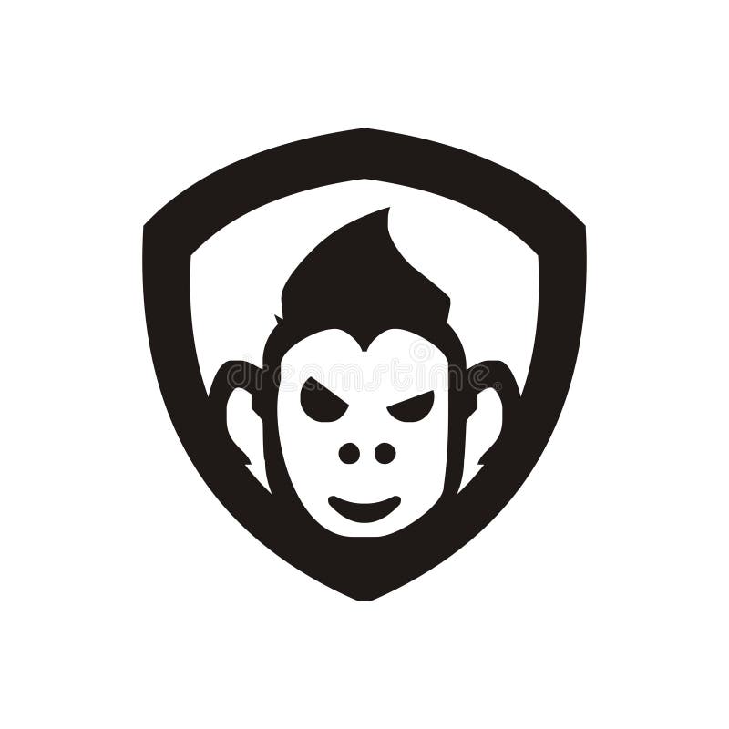 Monkey Logo Design Inspiration Stock Vector - Illustration of ...