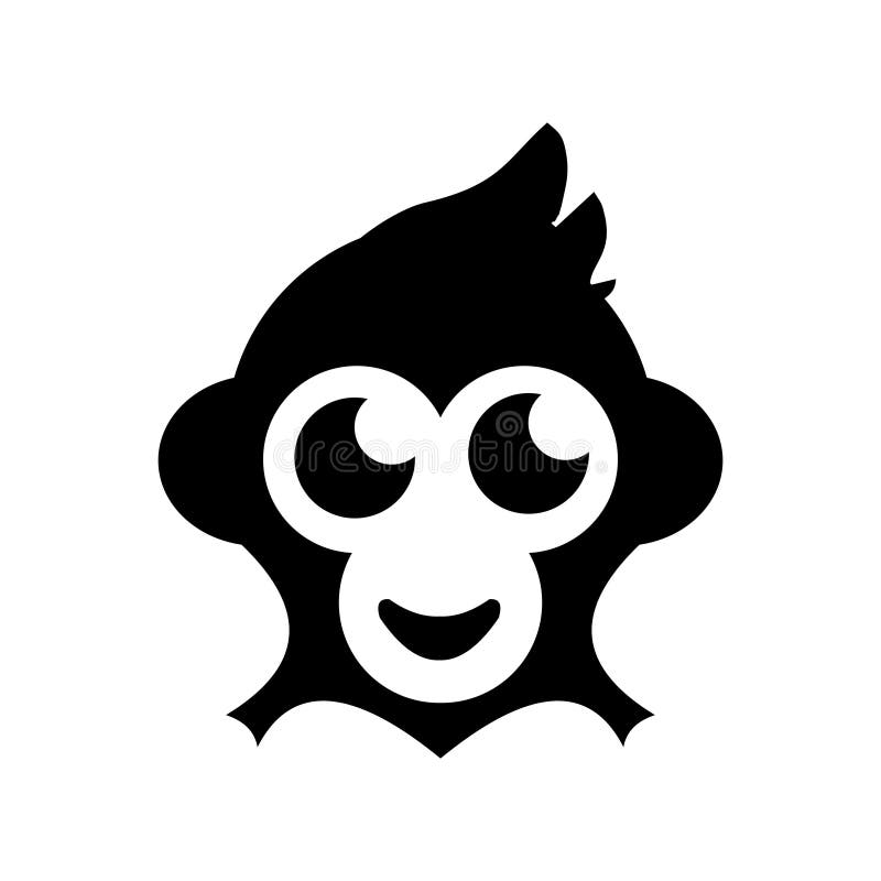 Monkey Logo Design Inspiration Stock Vector - Illustration of ...
