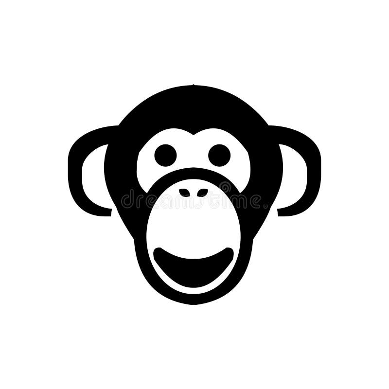 Monkey Logo Design Inspiration Stock Illustration - Illustration of ...