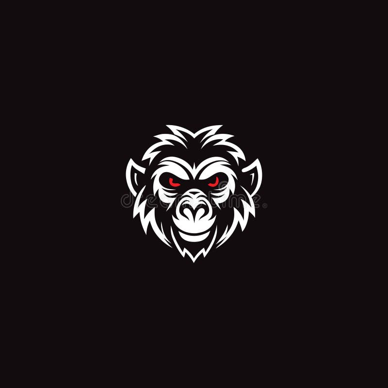 Monkey Logo. Simple Modern Monkey Logo Suitable for Many Businesses ...