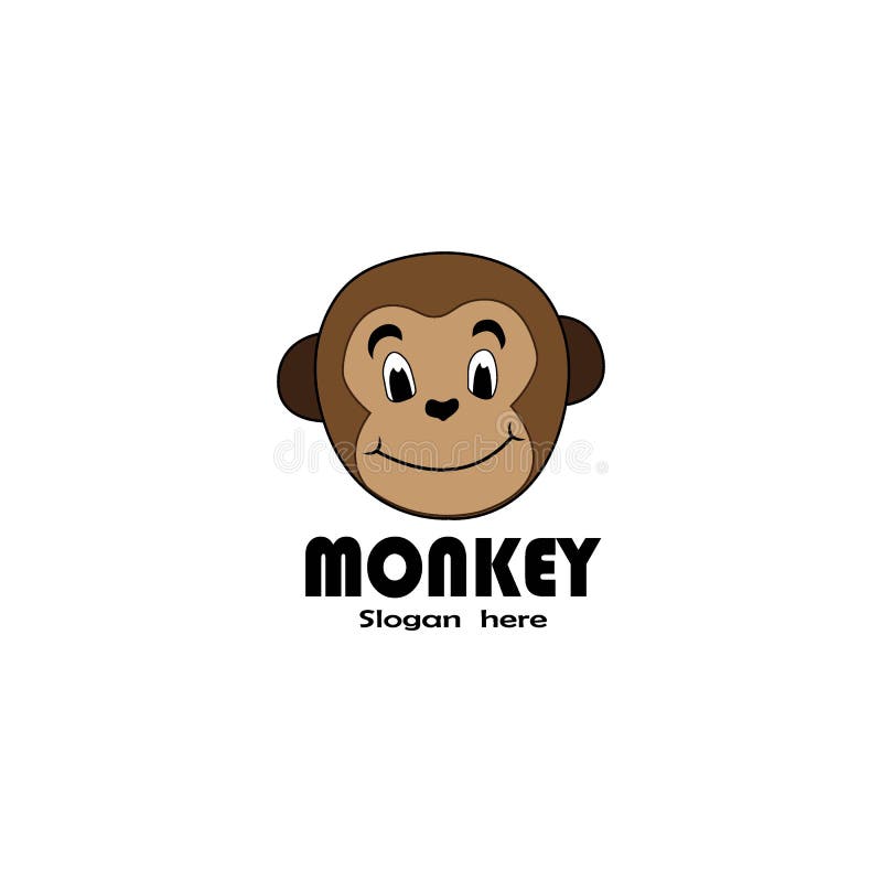 Monkey logo stock vector. Illustration of shape, park - 235341749