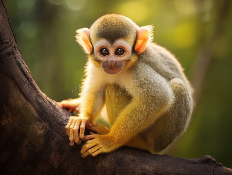 Monkey Made with Generative AI Illustration Stock Illustration ...