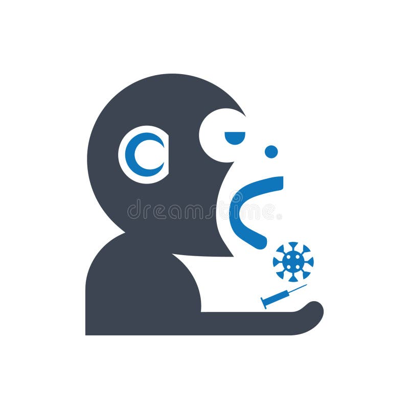 Monkey Medical Treatment Icon Stock Vector - Illustration of treatment ...