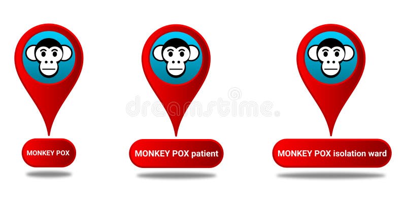 Monkey Pox, Patient and Isolation Ward Location with Shadow ...