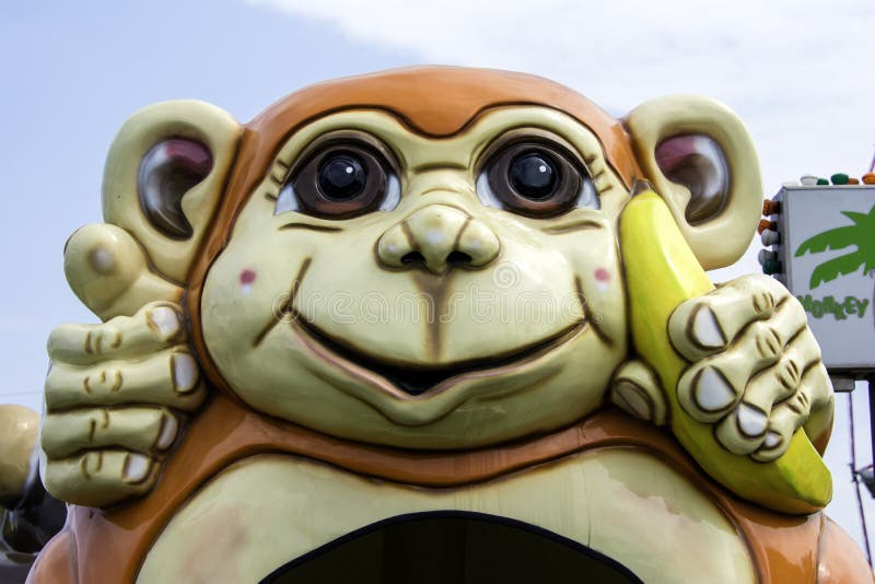 Monkey Ride stock photo. Image of colorful, vacation - 59849590