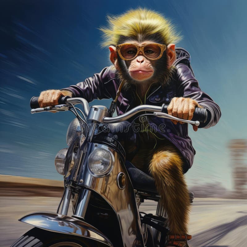 Monkey Motorcycle Stock Illustrations – 454 Monkey Motorcycle Stock ...