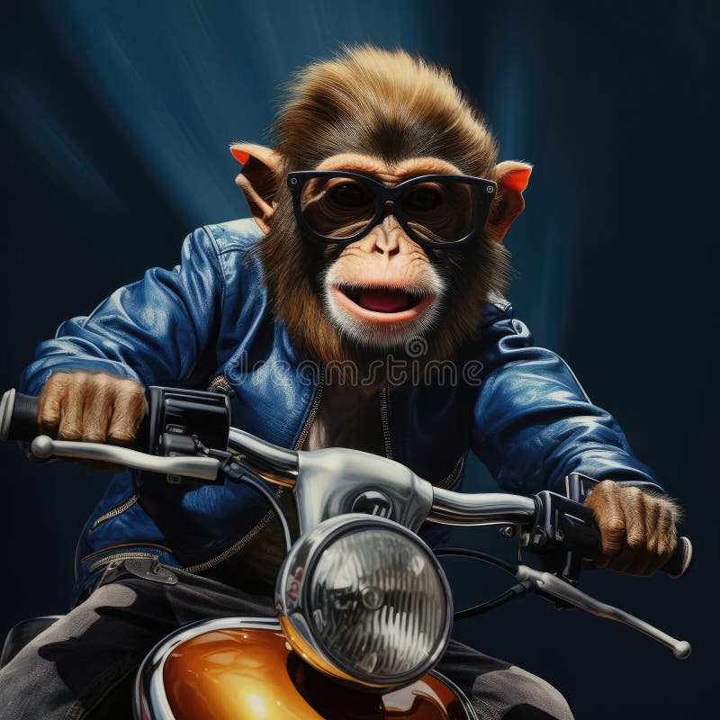Monkey Motorcycle Stock Illustrations – 454 Monkey Motorcycle Stock ...