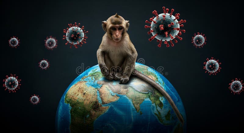 Monkeypox virus stock illustration. Illustration of zoonotic - 334689161