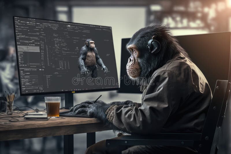 Monkey Software Stock Illustrations – 75 Monkey Software Stock ...