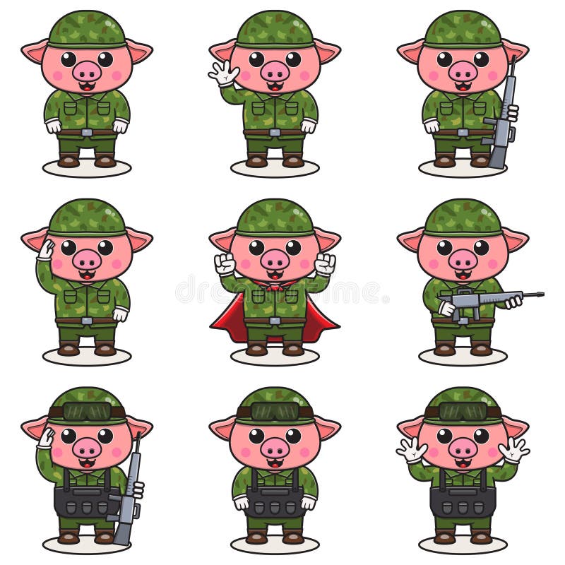Pig Soldier Stock Illustrations – 101 Pig Soldier Stock Illustrations ...