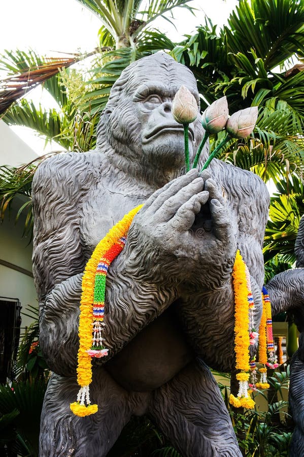 Monkey statue stock photo. Image of indian, epic, history - 42797844