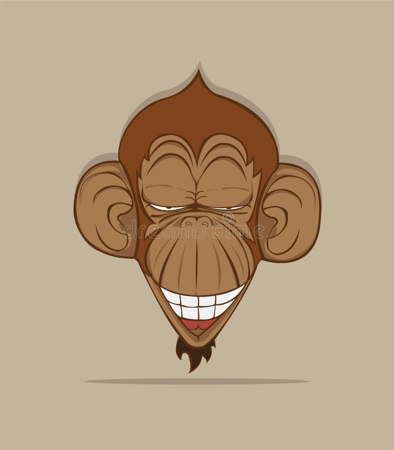 Monkey sign stock vector. Illustration of design, jungle - 10555506