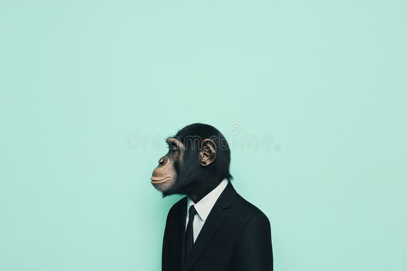 Artistic Green Monkey Animal Color Design Stock Photos - Free & Royalty ...