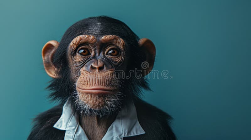 Monkey in a Suit stock image. Image of quirky, confident - 315798255