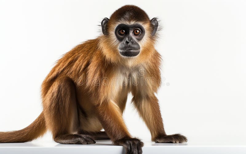 Monkey with Transparent Background -Generative Ai Stock Illustration ...