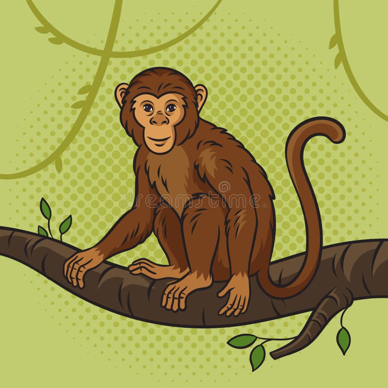 Monkey In A Tree Drawings