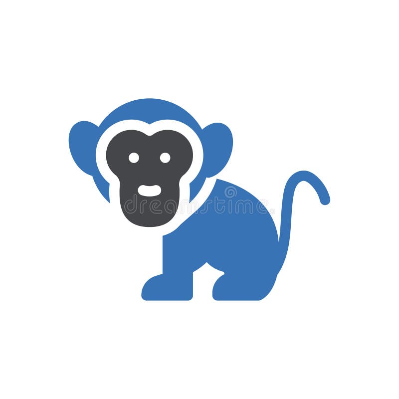 Monkey stock vector. Illustration of howler, zodiac - 210645953