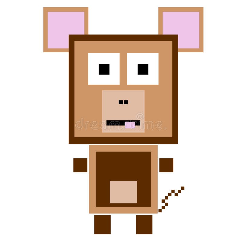 Monkey stock illustration. Illustration of character - 97777291