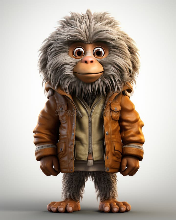 A Monkey Wearing a Jacket and Jacket with a Jacket on. Generative Ai ...