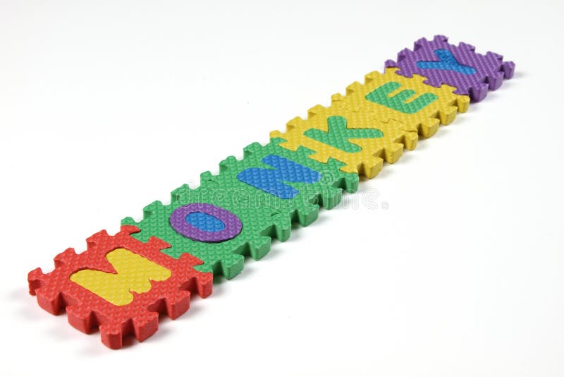 Monkey Word Arranged with Alphabets Stock Illustration - Illustration ...