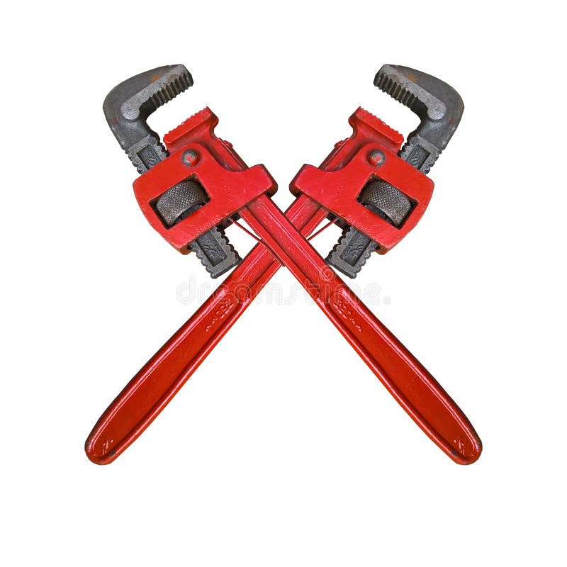 1+ Red handle pipe wrenches Free Stock Photos - StockFreeImages