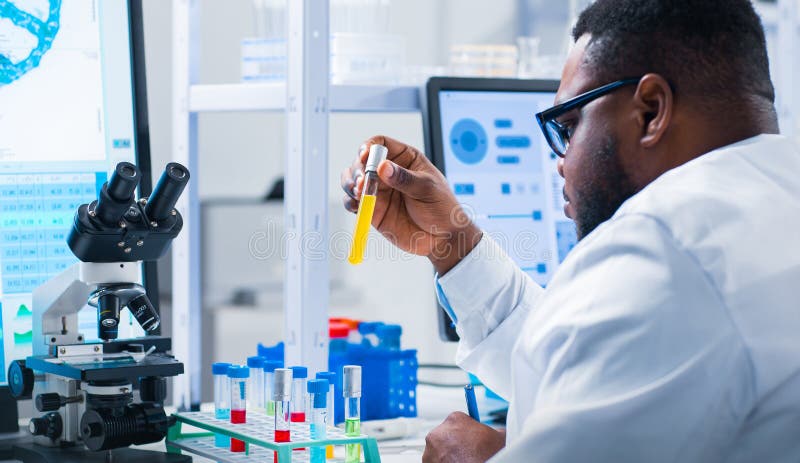 Monkeypox Research Laboratory. Professional Workers of a Modern ...