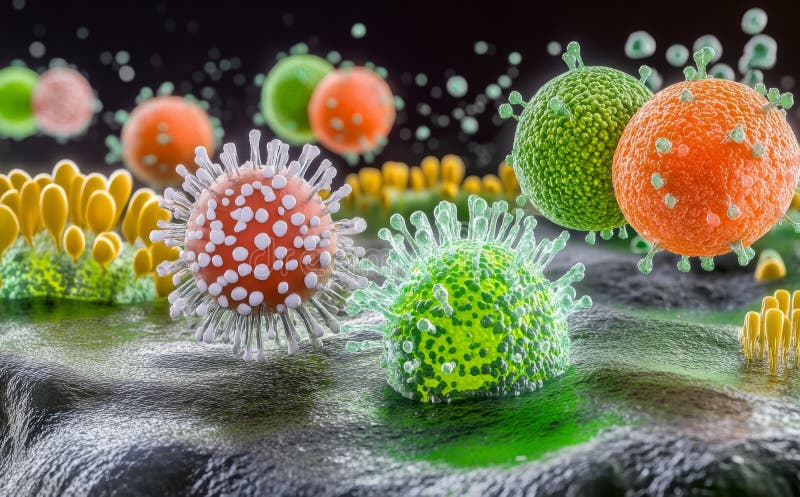 Monkeypox, Seen Under a Microscope, is a Disease Caused by a Virus ...