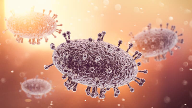 Monkeypox, Smallpox. Virus Seen Under the Microscope. Public Health ...