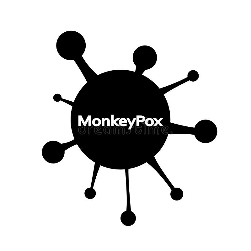 Monkeypox Virus Cell. Monkey Pox Virus Infection Icon Design. Vector ...